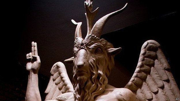 Que Significa La Estrella De Satan Icono Lineal De Pentagrama.